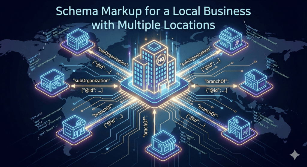 Schema Markup for a Local Business with Multiple Locations